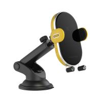 China Custom 15W Qi Fast Charging Automatic Car Phone Holder Wireless Car Charger Mount for sale