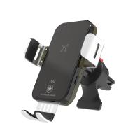 China Qi Fast Coil Induction Car Wireless Charger 15W Super Capacitor for sale