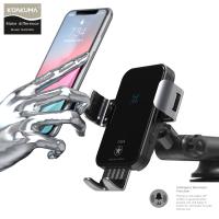 China Qi Fast Coil Induction Car Wireless Charger 15W Super Capacitor for sale