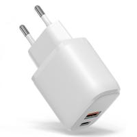 China 20W USB C Charger QC 3.0 2 Port LED Wall Adapter For IPhone 12 11 AirPods for sale