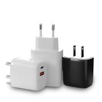 China 20W USB C Charger QC 3.0 2 Port LED Wall Adapter For IPhone 12 11 AirPods for sale