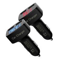 China Universal USB Dual Port Car Charger Adapter ABS PC DC5V 3.1A for sale