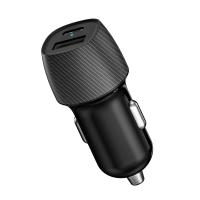 China 18W USB A Quick Charge Car Charger Adapter Type C For Iphone 12 4.8A 5V for sale