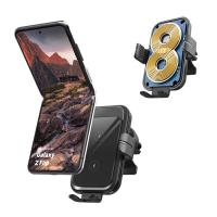 China 6MM two coil automatic wireless car charger 9V 2A For Samsung Z Flip for sale