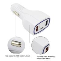 China Type C Fast 3 Port USB Car Charger 35W QC3.0 3.1A for sale