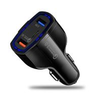 China Type C Fast 3 Port USB Car Charger 35W QC3.0 3.1A for sale