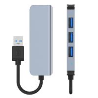 China 4port 3.0 USB HUBs ULtra Slim , Portable Type C To USB 3.0 Adapter Splitter for sale