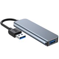 China 4port 3.0 USB HUBs ULtra Slim , Portable Type C To USB 3.0 Adapter Splitter for sale