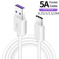 China Micro Fast Charge Type C Cable TPE 5A 1.5M For Samsung S20 S9 S8 Xiaomi Huawei P30 Pro for sale