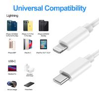China 18W 2.1A IPhone Fast Charger Cable , USB C To Lightning Cable 6ft for sale