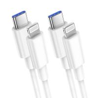 China 18W 2.1A IPhone Fast Charger Cable , USB C To Lightning Cable 6ft for sale