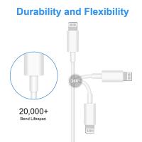 China 18W 2.1A IPhone Fast Charger Cable , USB C To Lightning Cable 6ft for sale