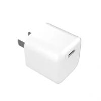 China Type C USB Wall Chargers 20W Portable PD QC3.0 33*33mm for sale
