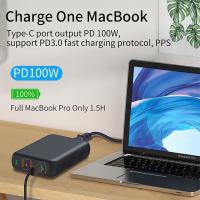 China 150W PD GaN USB C Charger QC 4.0 3.0 Dual Type C 100W PPS Charging Adapter for sale