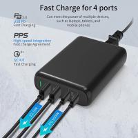 China 150W PD GaN USB C Charger QC 4.0 3.0 Dual Type C 100W PPS Charging Adapter for sale