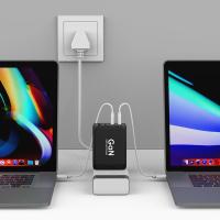 China 4port 130W GaN USB C Wall Charger, 3 Port Type C PD 100w Pps Charger For Laptops MacBook for sale