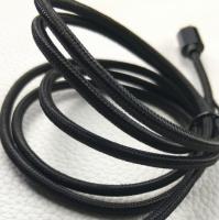 China 3.1A Nylon Braided USB Cable Fast Charging LED Display Soft USB C Cable for sale