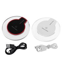 China 10W K9 Qi Crystal Fast Wireless Charging Mat For IPhone 8 8P X for sale