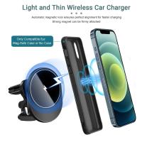 China 9V 1.1A Wireless Magsafe Charger 10W Portable Cell Phone Holder for sale