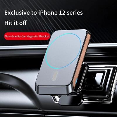 China Magsafe 10W Car Wireless Charger Magnet Phone Car Holder 9V 1.67A For IPhone 12 Pro Max for sale
