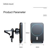 China Magsafe 10W Car Wireless Charger Magnet Phone Car Holder 9V 1.67A For IPhone 12 Pro Max for sale