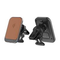 China 5V 2A Phone Car Magnetic Wireless Charger / 15w Qi Magnetic Car Mount for sale
