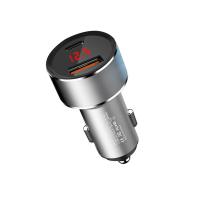 China 2 In 1 Dual Port Car Charger 30W PD QC3.0 For Smart Phone for sale