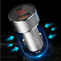 China 2 In 1 Dual Port Car Charger 30W PD QC3.0 For Smart Phone for sale