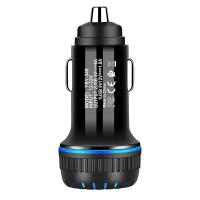 China Portable 3.1A Dual Port Car Charger USB Adapter QC3.0 With Led 63*30mm for sale