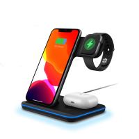 China 3 In 1 Wireless Charging Stations Dock 15W 2A For IPhone 226.5g for sale