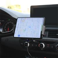 China 2A 9V Wireless Charging Magnetic Car Mount Qi Auto Clamping Car Phone Holder for sale