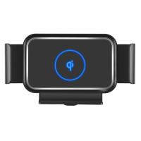 China 2A 9V Wireless Charging Magnetic Car Mount Qi Auto Clamping Car Phone Holder for sale
