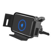 China 2A 9V Wireless Charging Magnetic Car Mount Qi Auto Clamping Car Phone Holder for sale