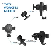 China Car smart sensor Wireless Phone Charger Stand Phone Holder 10W 9V 1.67A for sale