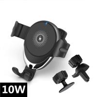 China Car smart sensor Wireless Phone Charger Stand Phone Holder 10W 9V 1.67A for sale