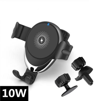 China Car smart sensor Wireless Phone Charger Stand Phone Holder 10W 9V 1.67A for sale