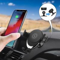 China Car smart sensor Wireless Phone Charger Stand Phone Holder 10W 9V 1.67A for sale