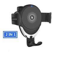 China Car smart sensor Wireless Phone Charger Stand Phone Holder 10W 9V 1.67A for sale