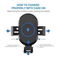 China 360 Rotation Qi Car Wireless Charger 15W magsafe vent mount For IPhone 13 for sale