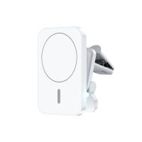 China 15W QI Wireless Magsafe Charger Magnetic Car Phone Holder 12V 1.5A for sale