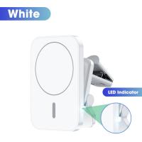 China 15W QI Wireless Magsafe Charger Magnetic Car Phone Holder 12V 1.5A for sale