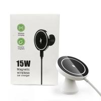 China Car Vent 15w Magnetic Wireless Charger Magsafe Stand Automatic Clamping for sale