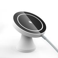 China Car Vent 15w Magnetic Wireless Charger Magsafe Stand Automatic Clamping for sale