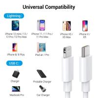 China 3A USB C To Lightning Cable , 3FT IPhone 12 Fast Charger Cable 20w for sale