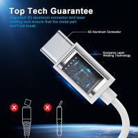 China 100W 5A USB C To USB C Cable Type C Charger Cord Compatible With MacBook Pro Air for sale