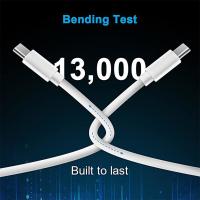 China 100W 5A USB C To USB C Cable Type C Charger Cord Compatible With MacBook Pro Air for sale
