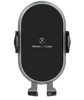 China 10W Black Suction Cup Qi Wireless Car Charger 5V 2A 75% Fast Charge for sale