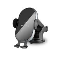 China 10W Black Suction Cup Qi Wireless Car Charger 5V 2A 75% Fast Charge for sale