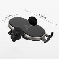 China 10W Black Suction Cup Qi Wireless Car Charger 5V 2A 75% Fast Charge for sale