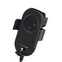 China car phone stand Infrared Induction Wireless Charger Automatic Clamping 10W  9V 1.2A for sale